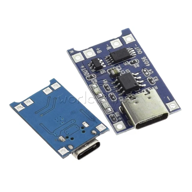 5V 1A TP4056 Type-C USB 18650 Lithium Battery Charger Module Charging ...