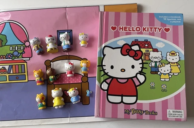 HELLO KITTY MY Busy Books - includes Storybook, 12 Figurines and ...