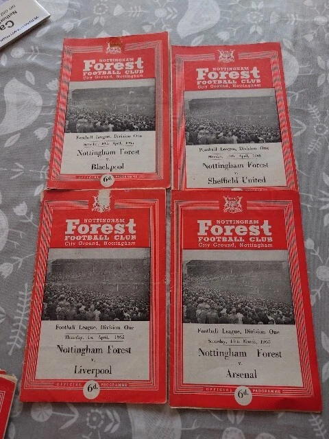 NOTTINGHAM FOREST PROGRAMMES 1964-1965 £0.99 - PicClick UK