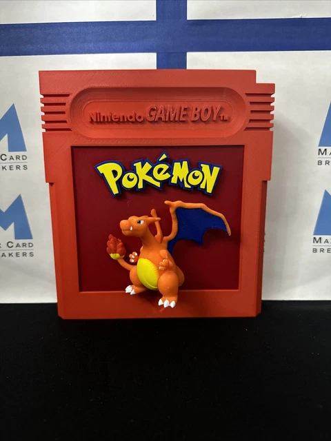 3D PRINTED POKÉMON Giant Nintendo Gameboy Wall Art - Charizard Red $49. ...