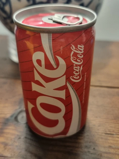 RARE COCA-COLA CAN 150ml Unopened 1989 80s Collectable Still Full £50. ...