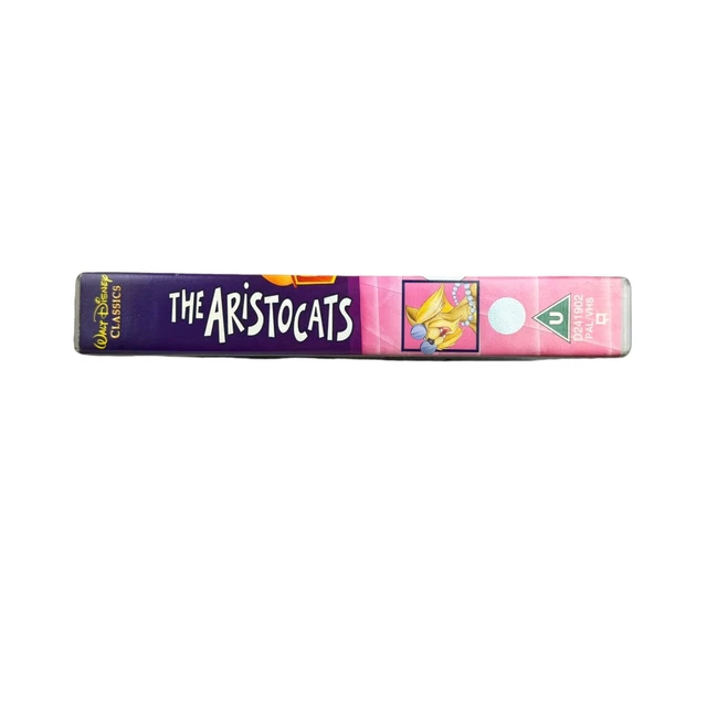 THE ARISTOCATS VIDEO VHS Disney Classics Cartoon Family Film Cert U ...