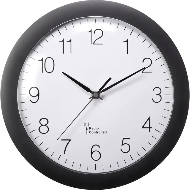 HORLOGE MURALE MXP3601B radiopiloté(e) 300 mm x 56 mm noir EUR 32,98 ...