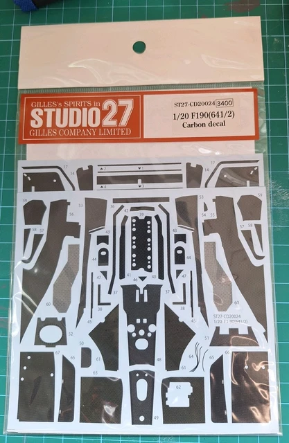 STUDIO27 CARBON DECALS Für Fujimi F1-90 Ferrari 641/2 In 1/20 EUR 26,00 ...