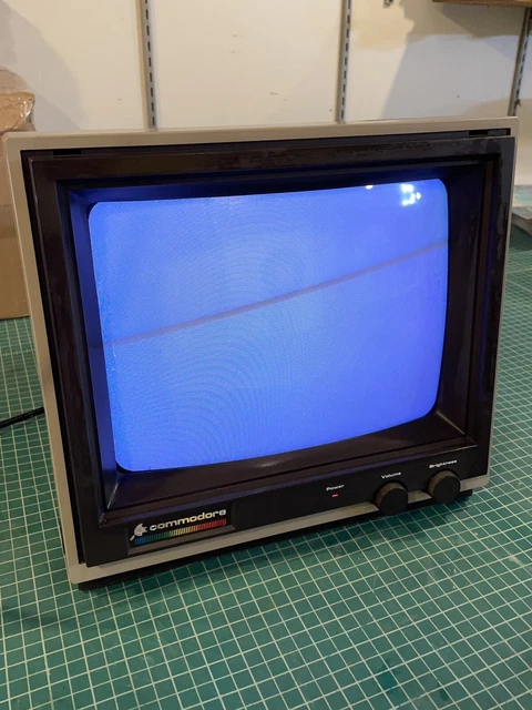 VINTAGE COMMODORE MODEL 1802 Color Monitor Goldstar December 1984 $150. ...
