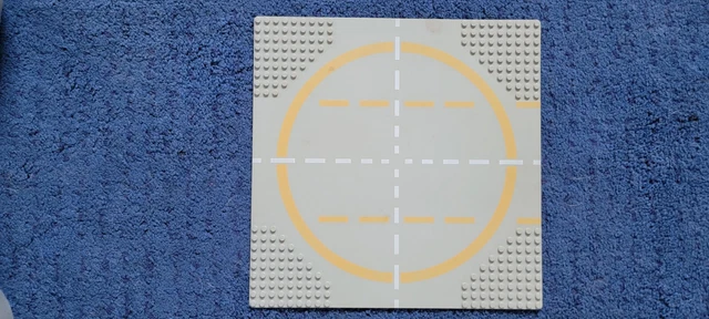LEGO BASE PLATE Bundle - Raised Moon Crater x2, Space Landing Pad x2 ...