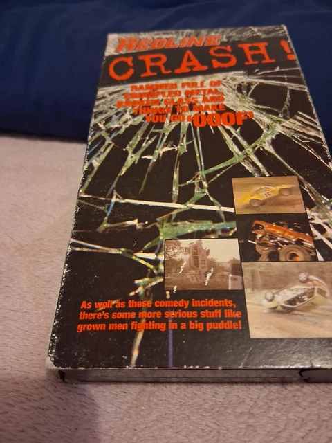 REDLINE CRASH! car crashes racing and jumps VHS PAL Video RARE £10.00 ...