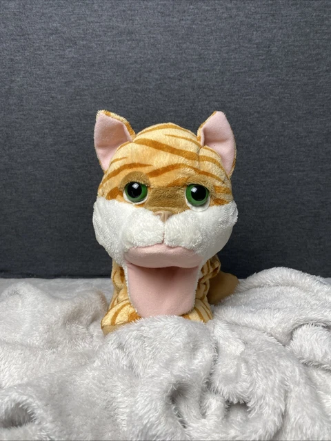 RUSS HAND PUPPET Cat Calypso Plush Full Body Calico Kitten Stuffed Toy ...
