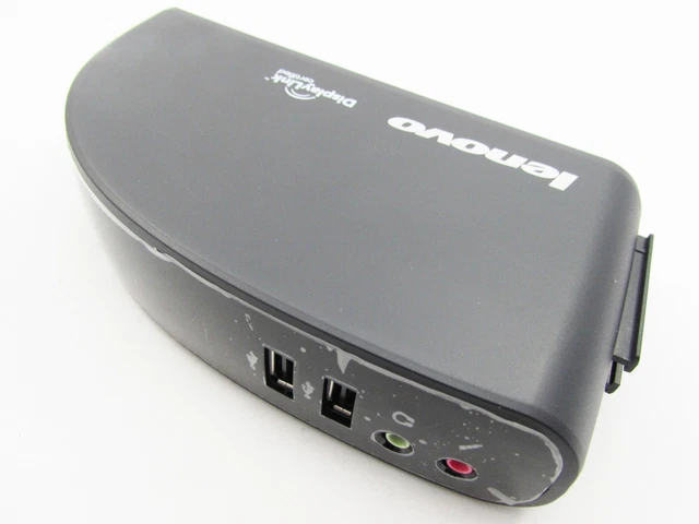 NEW LENOVO WINDOWS Vista USB 2.0 Docking Station w/ DVI Video Inc PSU ...