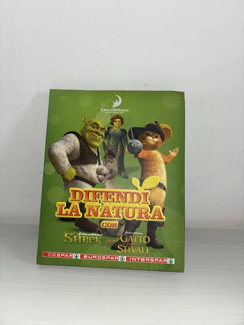 ALBUM DI FIGURINE completo shrek e il gatto con gli stivali EUR 20,00 ...