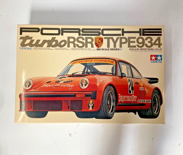 TAMIYA RARE 1/12 Big Scale Series Porsche Turbo RSR Type 934 Model ...