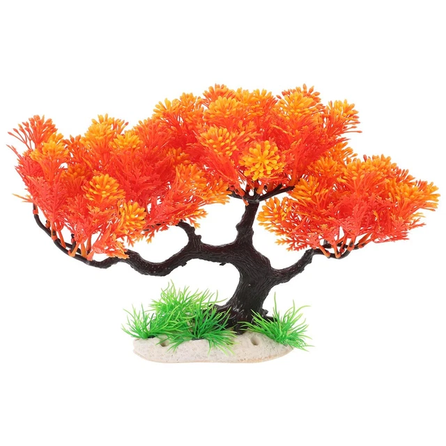 FISH TANK IMITATION Tree Landscaping Tree Model Aquarium Layout Fake ...
