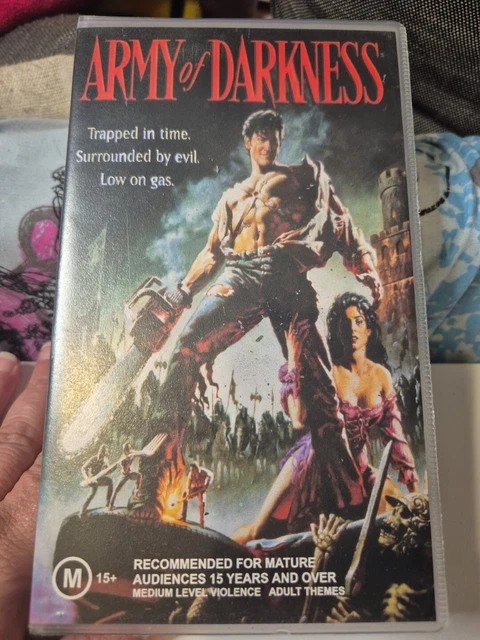 ARMY OF DARKNESS: Evil Dead 3, VHS, Sam Raimi, Bruce Campbell £151.00 ...