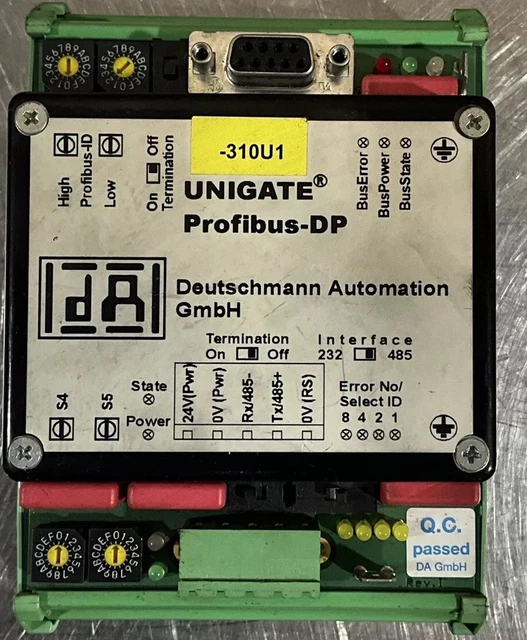DEUTSCHMANN AUTOMATION UNIGATE RS232/485-PROFIBUS DP 27531094 V2753 EUR ...