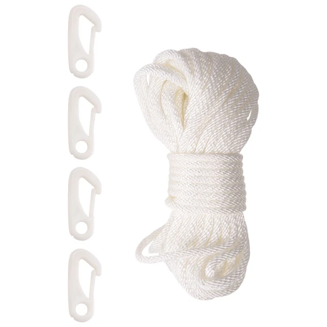 CORDE DE DRISSE de Mât de Drapeau de 50 Pieds X 1 / 4 Pouces avec ...