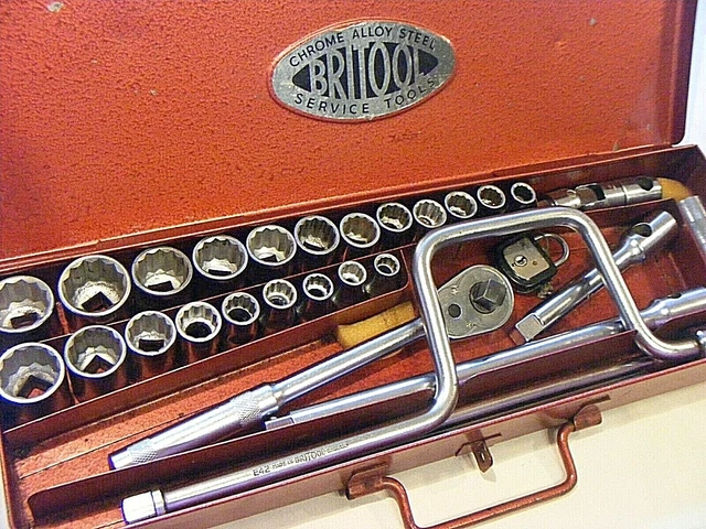 BRITOOL SOCKET SET Af/ Metric Vintage Set £595.00 - PicClick UK