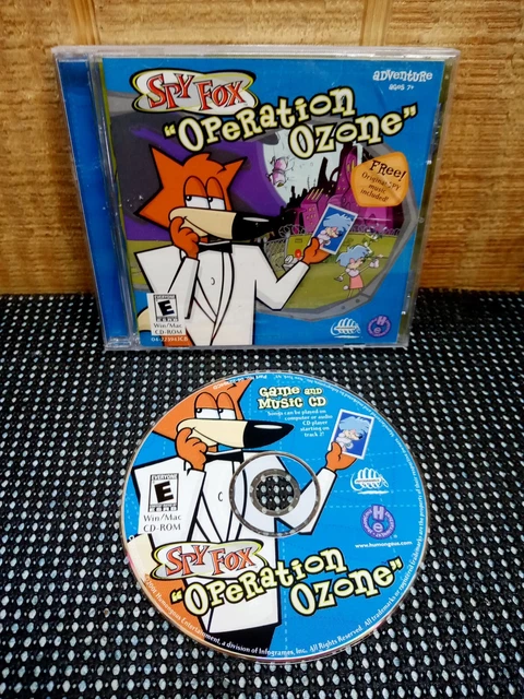 Spy Fox Andoperation Ozone Winmac Cd Rom Case Game Inserts £571 Picclick Uk