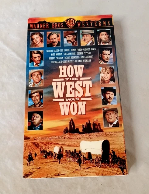 HOW THE WEST Was Won VHS Warner Bros. Western Lee J. Cobb Henry Fonda ...
