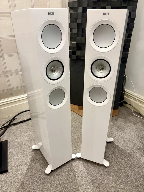 KEF R 5 Meta Loudspeakers. Gloss White. £0.99 - PicClick UK