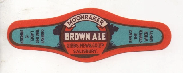 ENGLAND - VINTAGE Beer Label - Gibbs, Mew & Co. Ltd, Salisbury ...