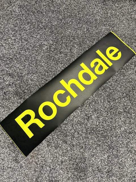 NORTHERN RAIL TRAIN DESTINATION BLIND ‘ROCHDALE’ British rail £3.84 ...