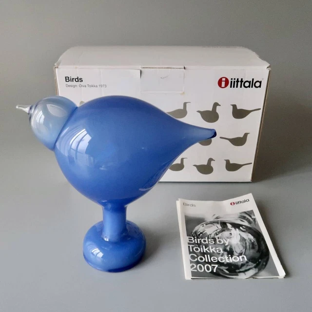 IITTALA BLUE BIRD by Oiva Toikka Summer Stint 2007 Interior Figurine £ ...