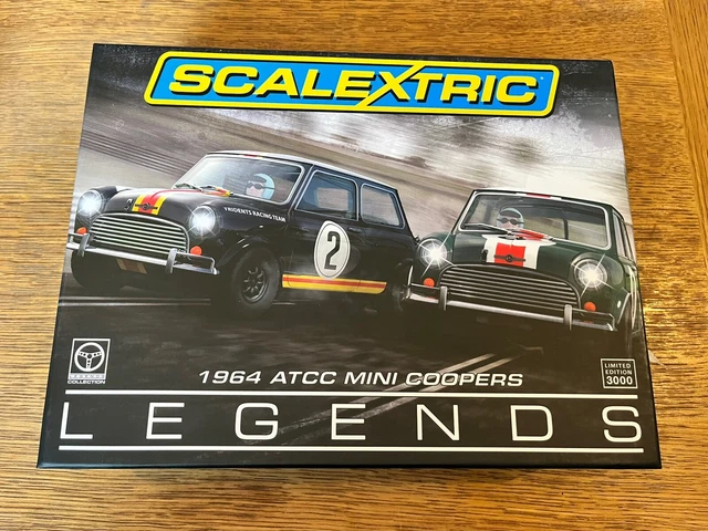 SCALEXTRIC LEGENDS 1964 ATCC Mini Coopers Ltd Edition C3586A Brand New ...