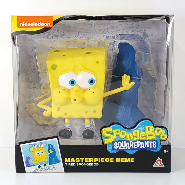 NEW NICKELODEON TIRED SpongeBob SquarePants Masterpiece Meme Series 1 ...