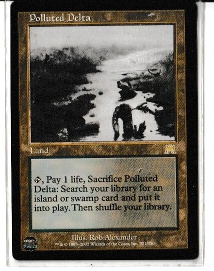 MAGIC THE GATHERING -Polluted Delta-, unbespielt- unplayed, english ...