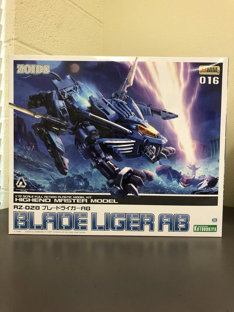 KOTOBUKIYA ZOIDS RZ-028 BLADE LIGER AB Plastic Model Kit 1/72 Scale ...