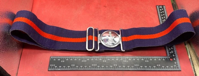 BRITISH ARMY GURKHA Signals Regiment Stable Belt with Gurkha Buckle. £ ...