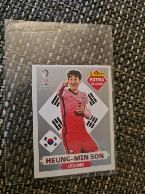 PANINI WM 2022 Qatar Extra Sticker Heung-Min Son | Legend | Silver EUR ...
