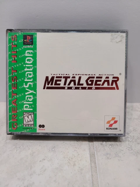 METAL GEAR SOLID Greatest Hits (Sony PlayStation 1, 1999) CIB Tested ...