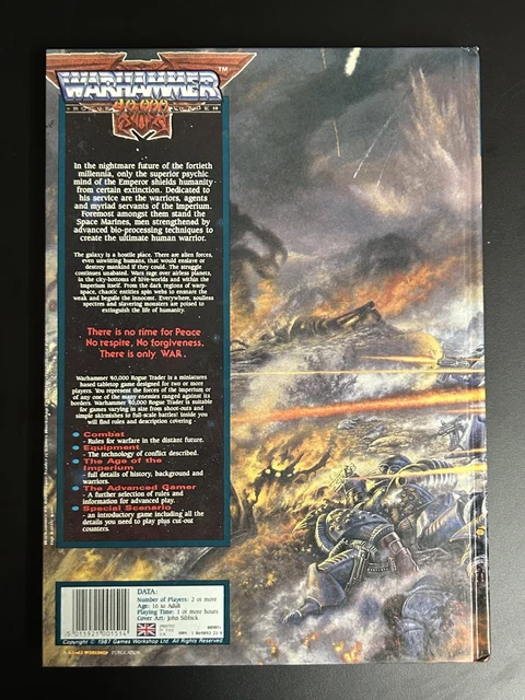 WARHAMMER 40000 ROGUE trader by Rick priestley dedicated & signed Rick ...