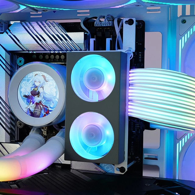 HEAT COOLER RADIATOR DDR4 DDR5 Cooler AURA Sync for Computer (Black No ...