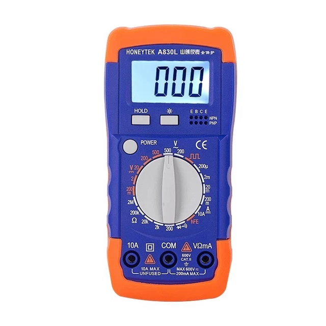 DIGITAL MULTIMETER WITH Backlight with Beeping Send Pen Repair AC ...