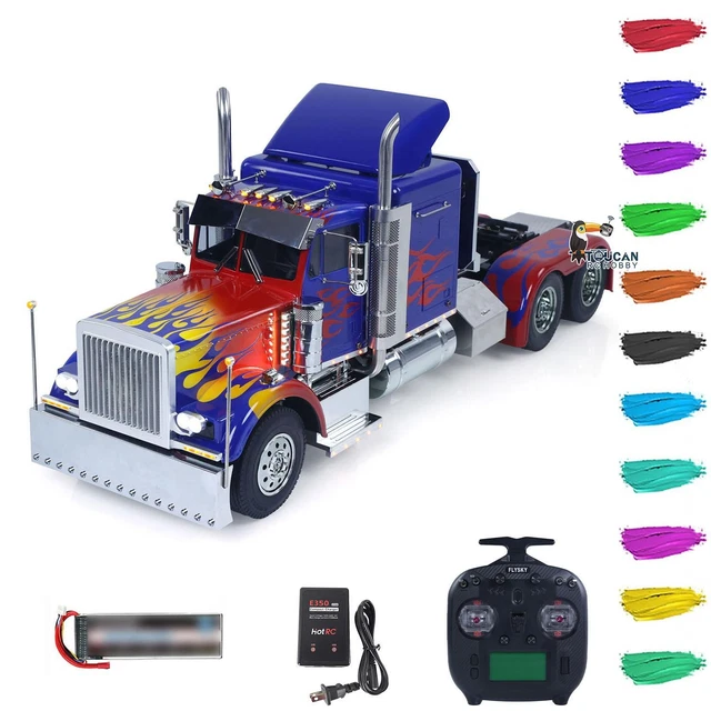 1/14 6X4 RC Tractor Truck 56344 Vehicle Lorry Car RTR Radio Smoke Sound ...