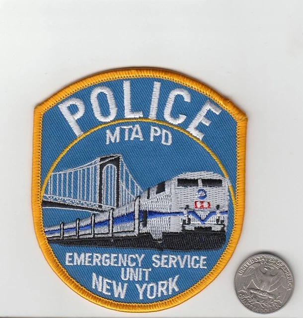 NEW YORK MTA Transportation Rail Transit Police Patch ESU Emergency ...