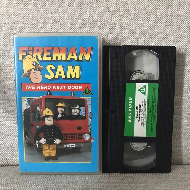 FIREMAN SAM - Bbc Vhs Video - The Hero Next Door / Childrens Vintage £5 ...