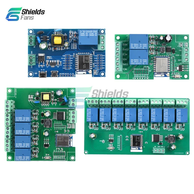 1/2/4/8 CHANNEL ESP32 WIFI Bluetooth BLE Relay Module ESP8266 Development Board $19.13 - PicClick AU