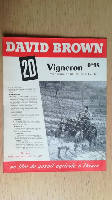 PROSPECTUS TRACTEUR BROCHURE David Brown EUR 22,00 - PicClick FR