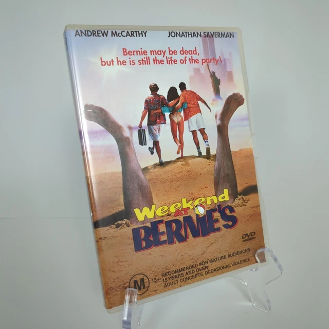 WEEKEND AT BERNIE'S (1989) DVD Region 4 VGC Andrew McCarthy Jonathan ...