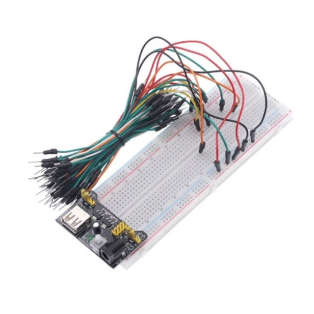 BREADBOARD LEARNING KIT 830 Hole with Black Power Module and 65 Hookup ...