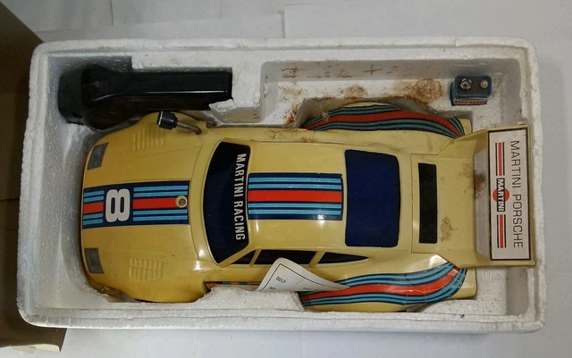 VINTAGE PORSCHE 935 RC Car Sonic Controlled 6 Functions Untested ...