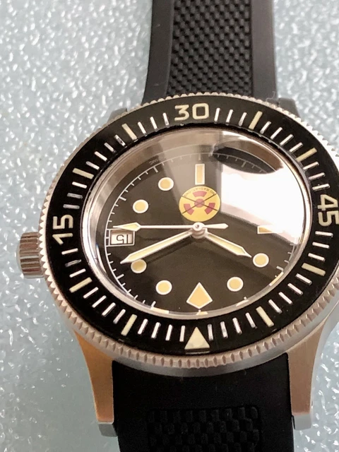 VINTAGE DIVER FIFTY Fathoms Homage Automatic 2821-1 Movement £150.00 ...