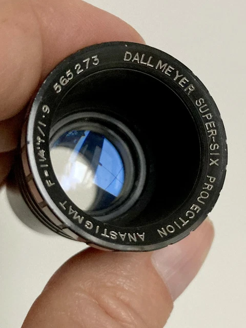 DALLMEYER SUPER-SIX 32MM f1.9 DC Fast Double Gauss Movie Projection ...