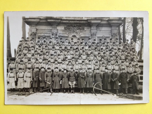 CARTE POSTALE PHOTO Service MILITAIRES SOLDATS Uniforme du 3ème ...