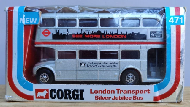 CORGI 471 LONDON Transport Routemaster 1977 The Queens Silver Jubilee ...