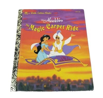 VINTAGE 1993 DISNEY Aladdin Magic Carpet Ride Children's Kids Little ...