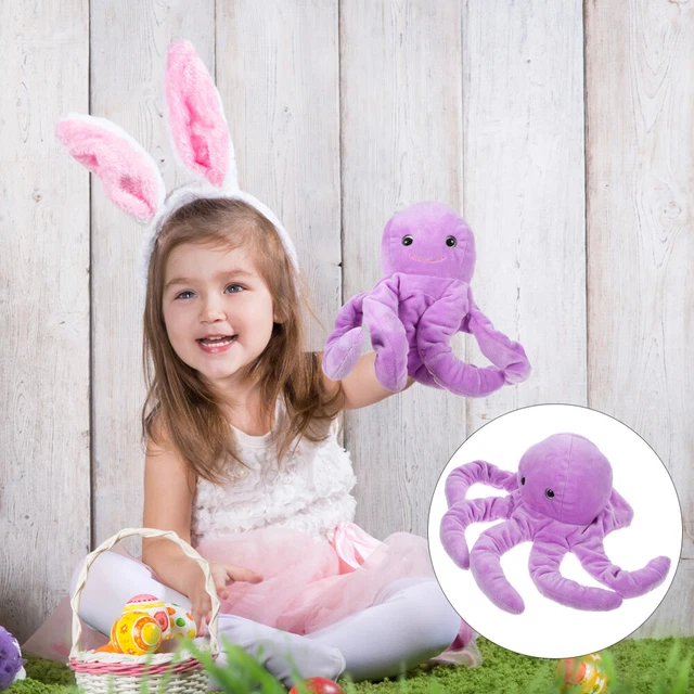PUPAZZO PICCOLO PELUCHE peluche animali genitore-figlio polpo EUR 13,53 ...